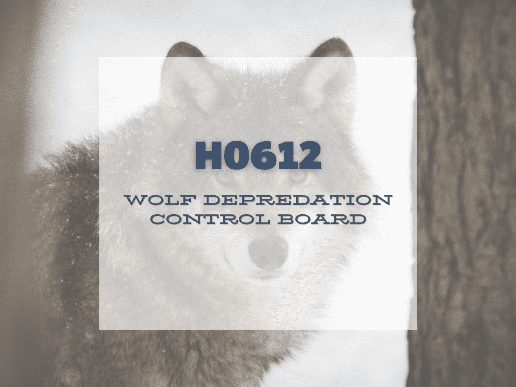 H0612_Wolf Depredation Control Board – Western Martingale
